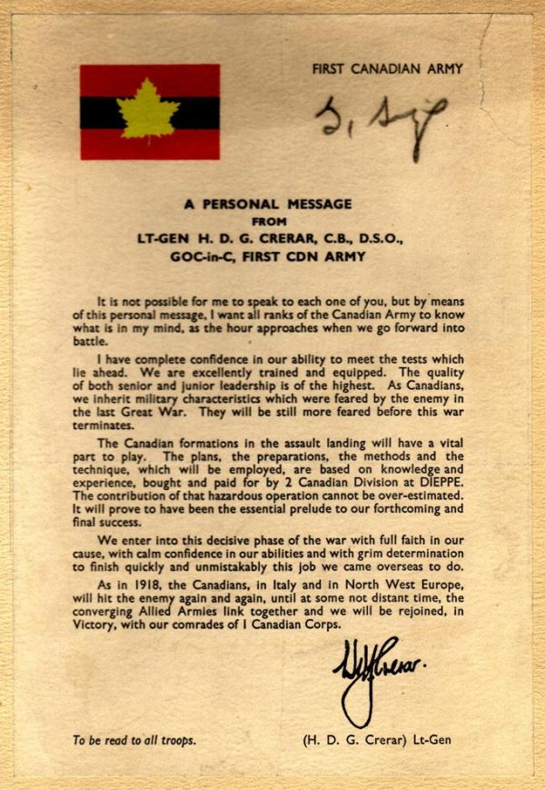 The mighty word on D-Day - Legion Magazine