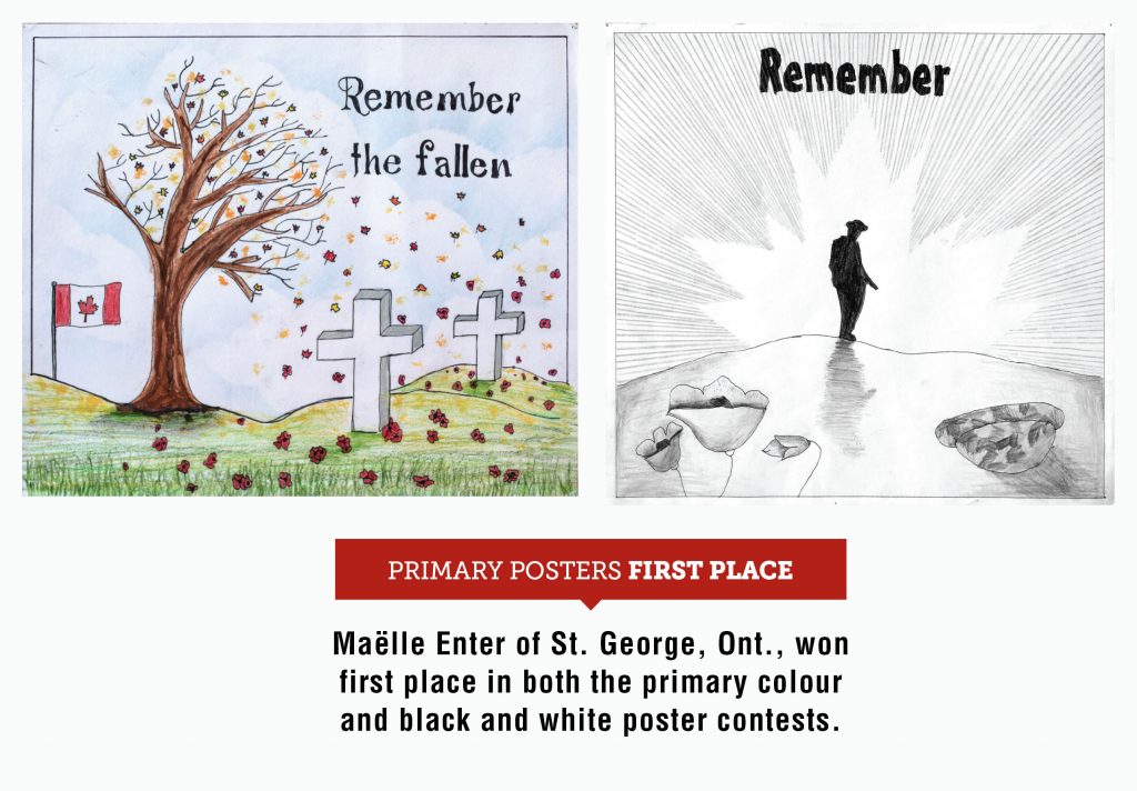 Two double winners in remembrance contests - Legion Magazine