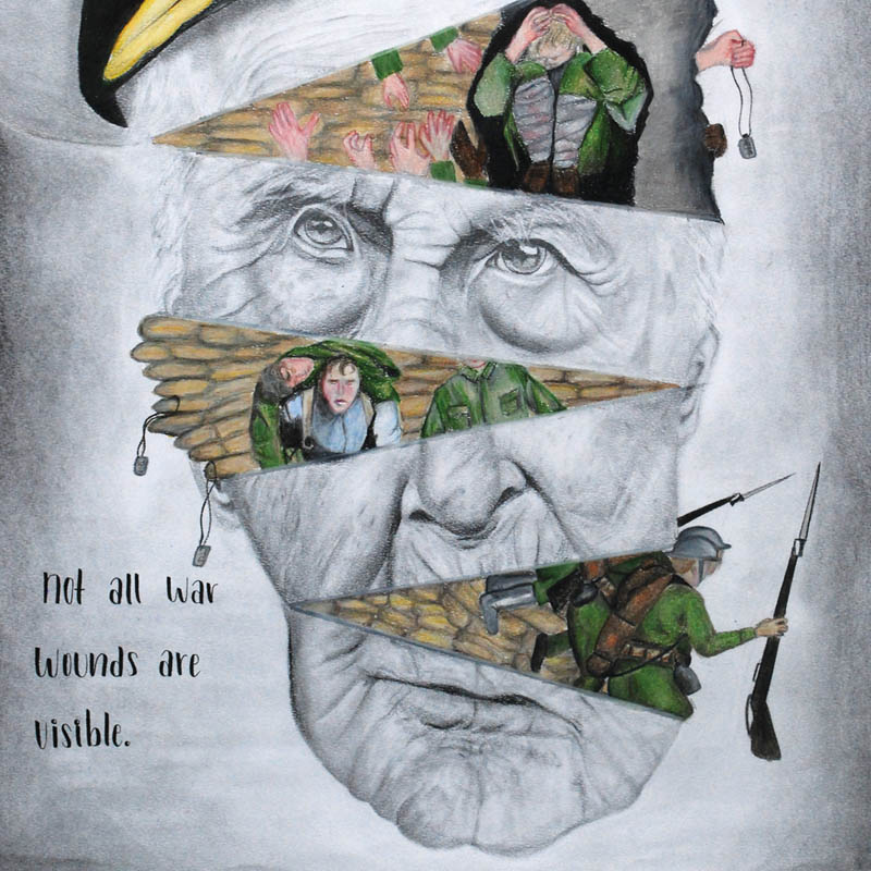 Artist shows hidden wounds of war - Legion Magazine