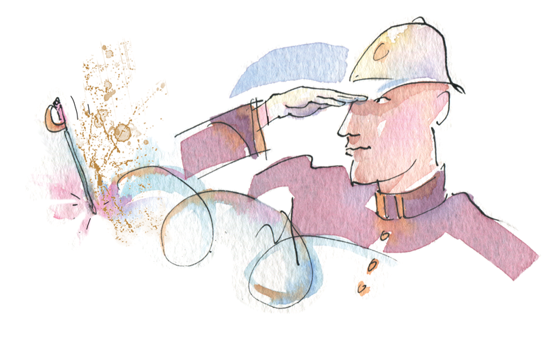 Swordless salute - Legion Magazine