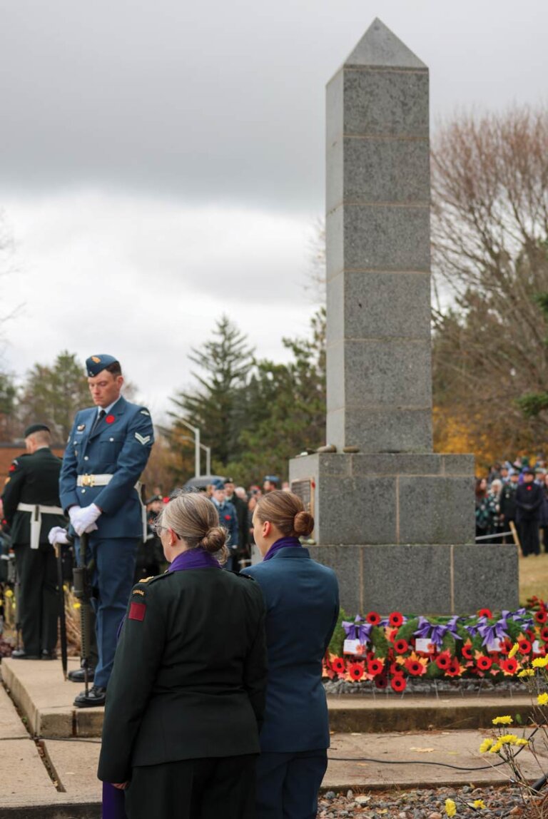 A military town pauses - Legion Magazine